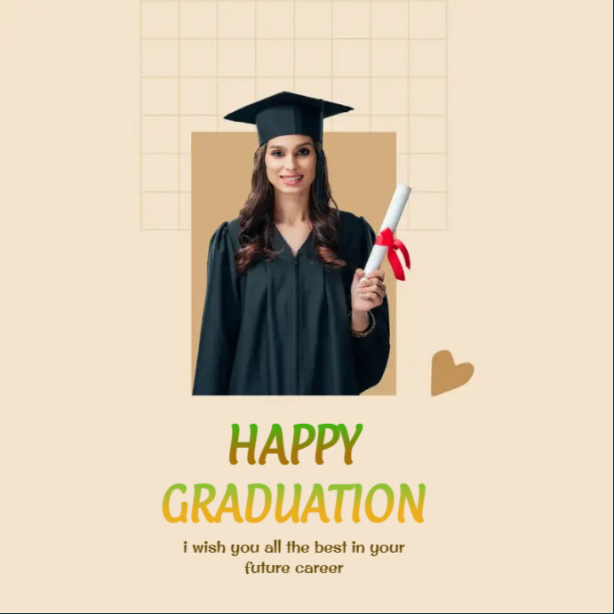 Copy of Happy Graduation Template | PosterMyWall