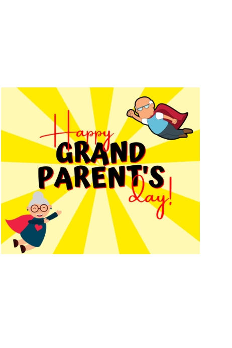 Happy Grand parent's day flyer Template | PosterMyWall