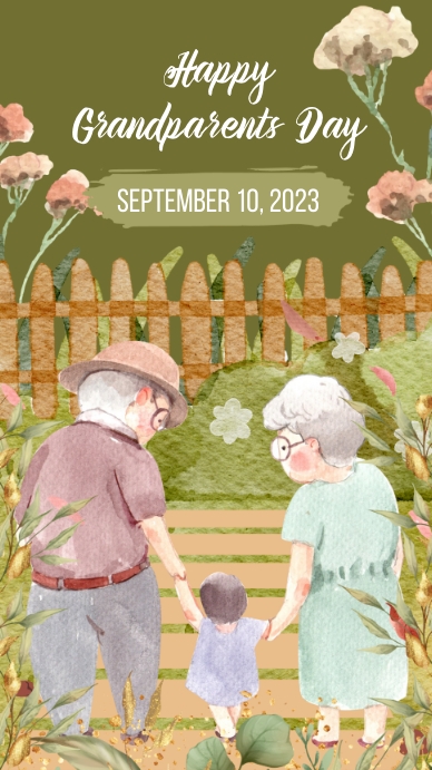 Happy Grandparent's Day Template | PosterMyWall