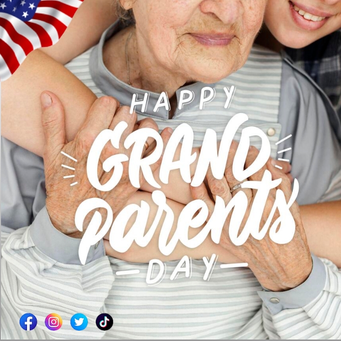 Plantilla de HAPPY GRANDPARENTS DAY 2023 | PosterMyWall