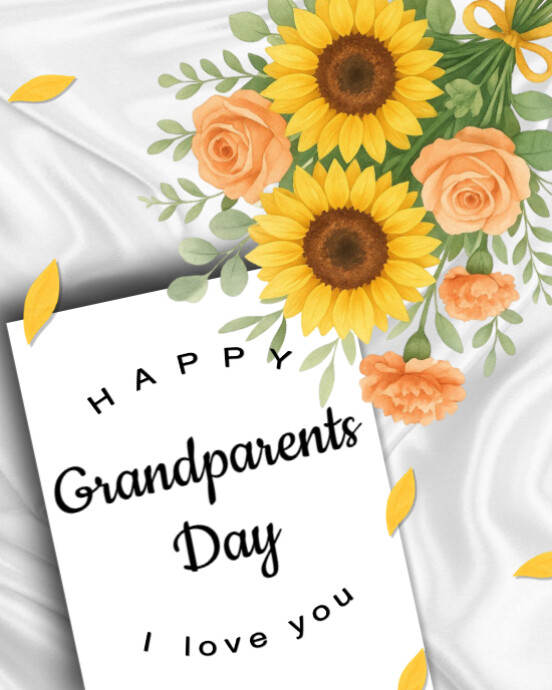 Happy Grandparents Day Card Template | PosterMyWall