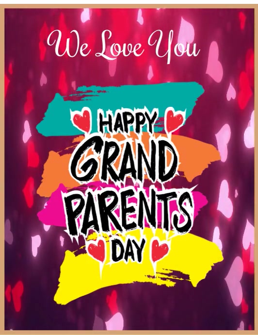 happy grandparents day Template | PosterMyWall