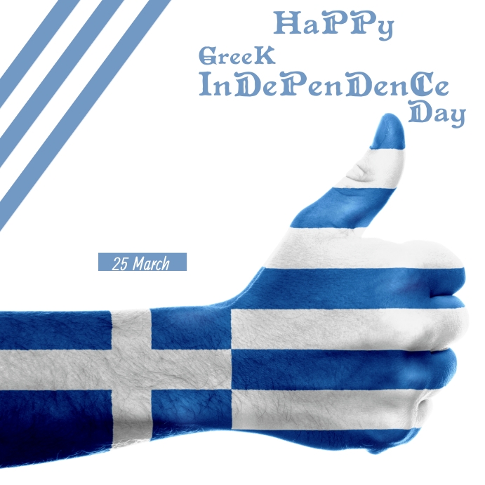 happy greek independence day Template | PosterMyWall