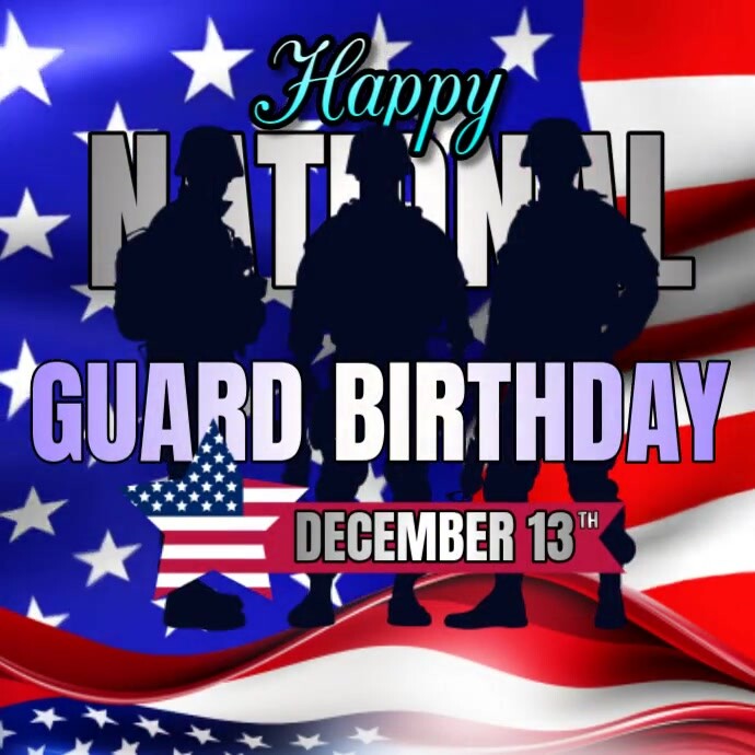 Happy Guard Birthday Template | PosterMyWall