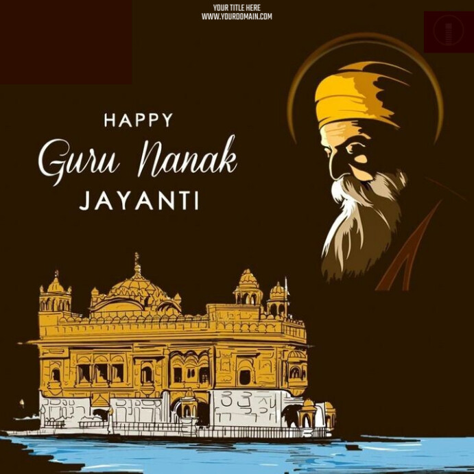 Happy Guru Nanak Jayanti Template | PosterMyWall