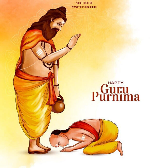 Happy Guru purnima Template | PosterMyWall