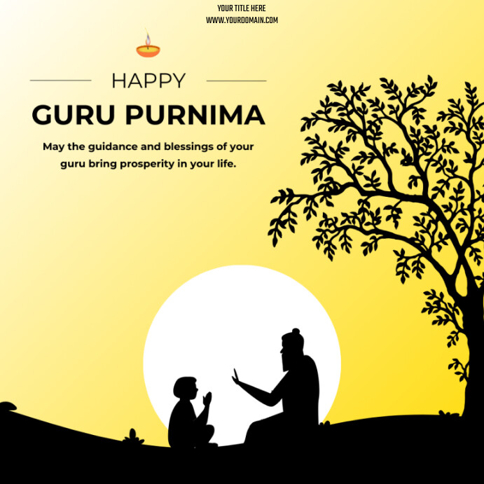 Happy Guru purnima Template | PosterMyWall