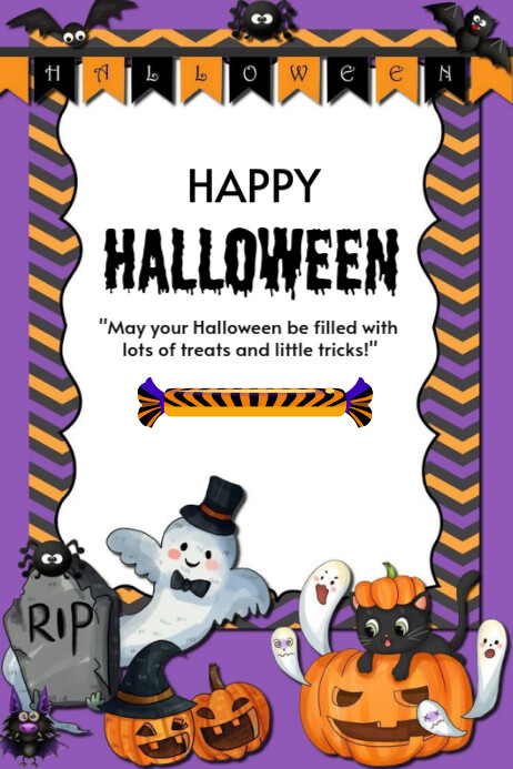 Happy halloween 2024 Template | PosterMyWall