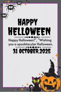 Happy Halloween 2025 Template | PosterMyWall