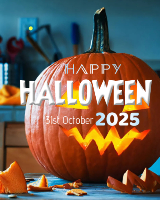 Happy Halloween 31st October Template | PosterMyWall