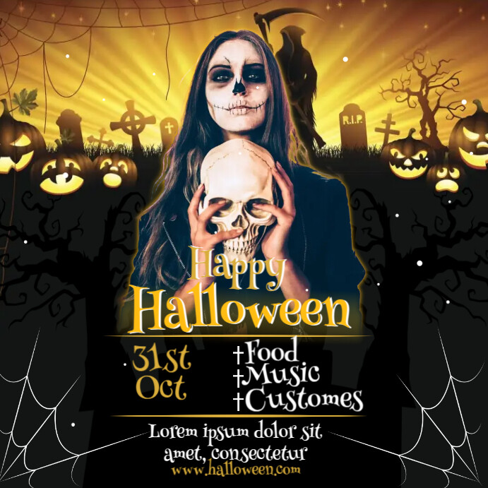 Copy of Happy Halloween Ads | PosterMyWall