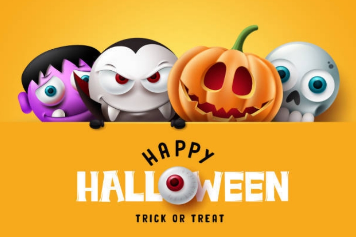 Happy Halloween and Trick or Treat Template | PosterMyWall