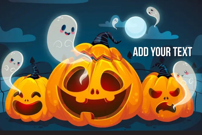 Happy Halloween and Trick or Treat Template | PosterMyWall