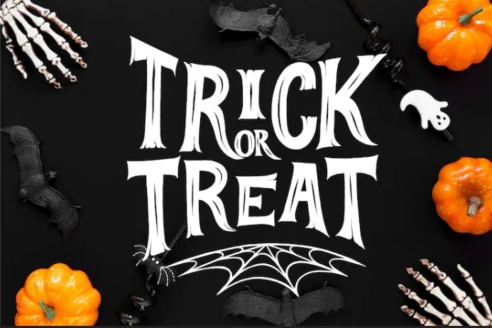 Happy Halloween and Trick or Treat Template | PosterMyWall