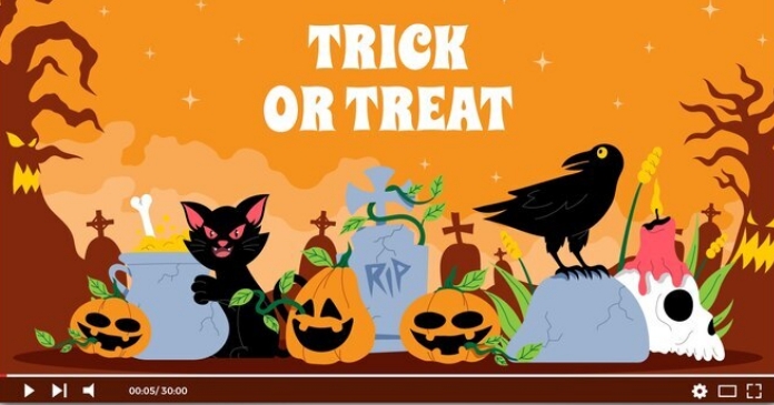 Happy Halloween and Trick or Treat Template | PosterMyWall