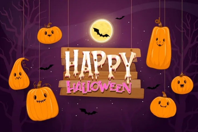 Copy of Happy Halloween and Trick or Treat | PosterMyWall