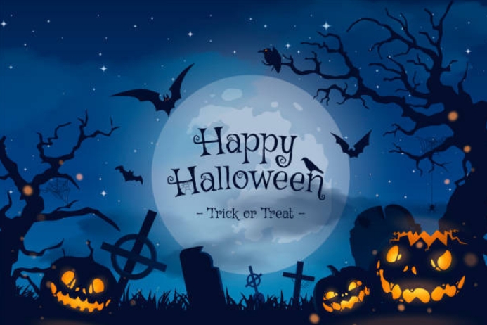 Happy Halloween Day Design Poster Template | PosterMyWall