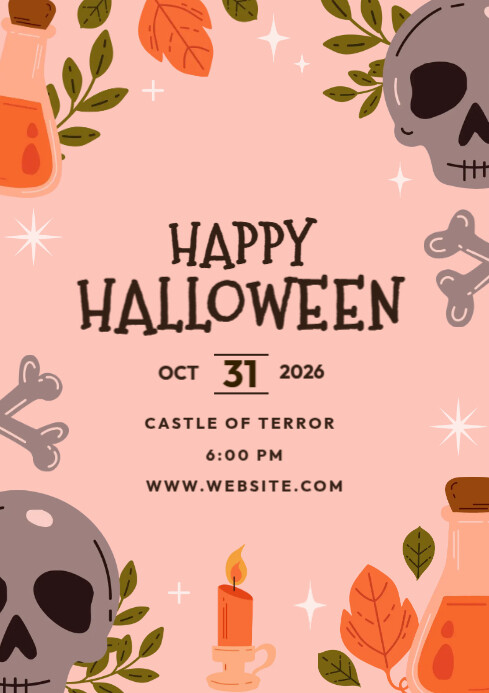 Happy Halloween Template | PosterMyWall
