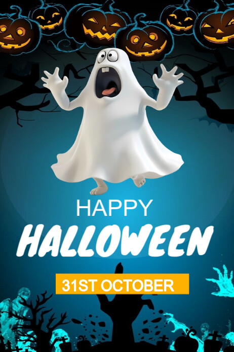 Happy Halloween Template | PosterMyWall