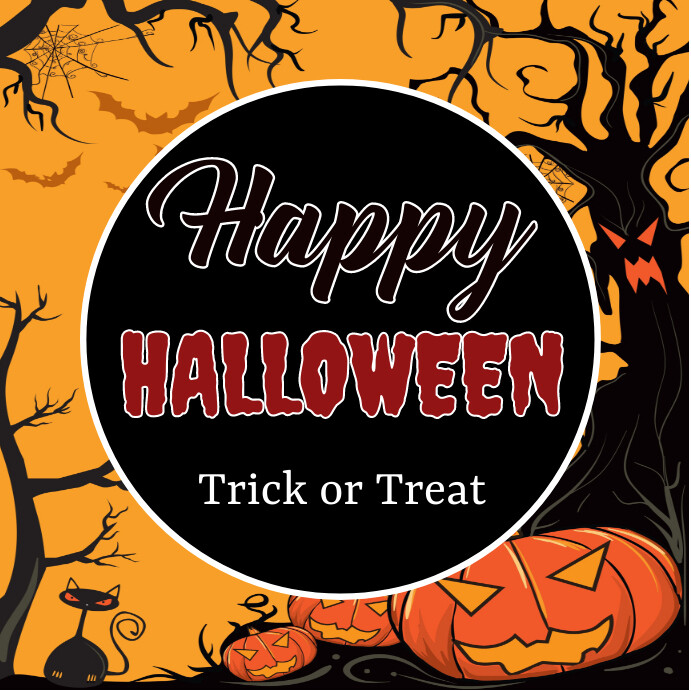 Happy Halloween Template | PosterMyWall
