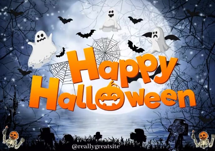 Happy Halloween Template | PosterMyWall