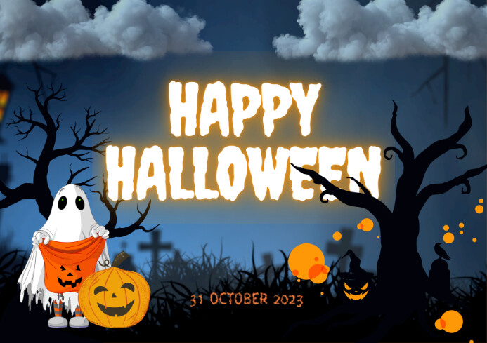 Happy Halloween Template | PosterMyWall