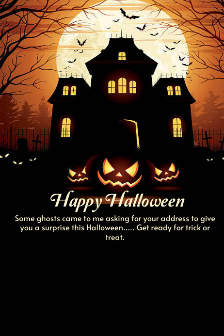 happy halloween Template | PosterMyWall