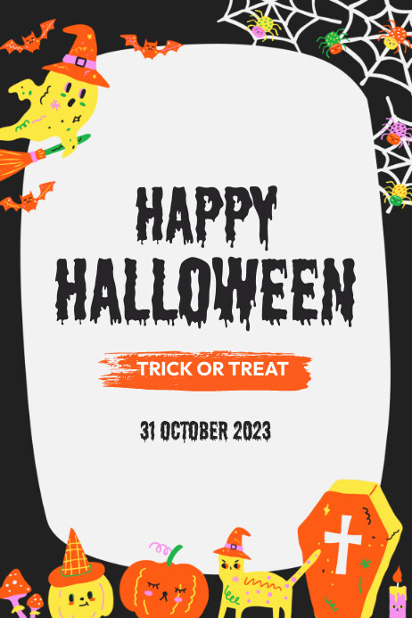 happy halloween Template | PosterMyWall