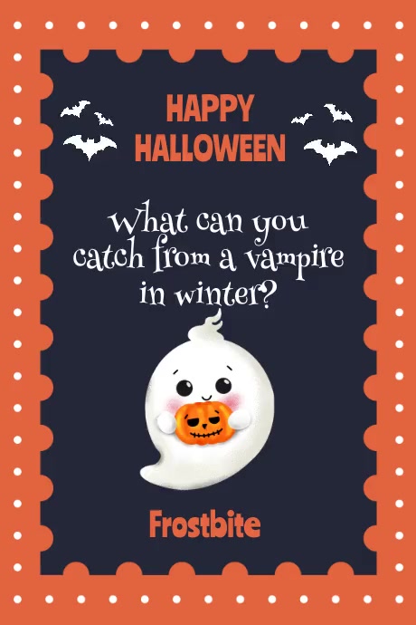 happy Halloween e cards Template | PosterMyWall