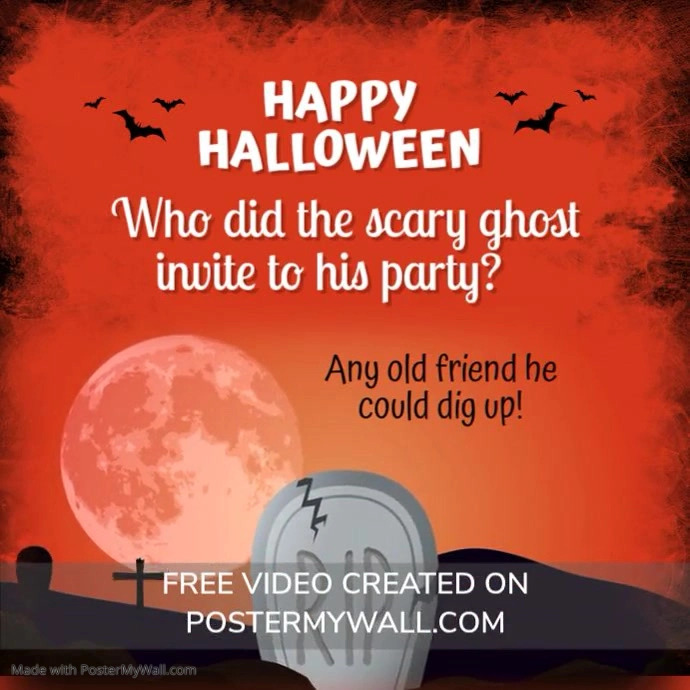happy halloween e cards Template | PosterMyWall