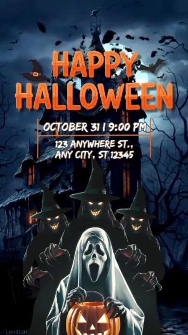 Happy Halloween Event Template | PosterMyWall