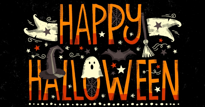 happy halloween FACEBOOK COVER post template | PosterMyWall