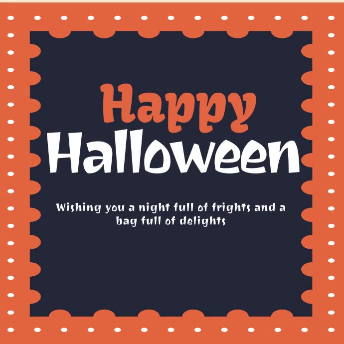 Happy halloween greeting card Template | PosterMyWall