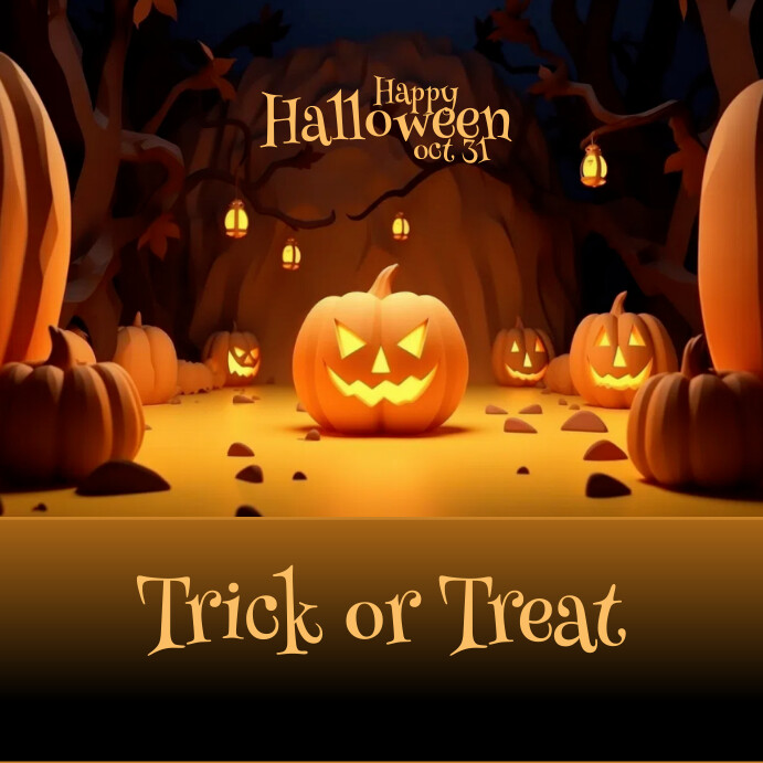 Happy Halloween Instagram Post Template | PosterMyWall
