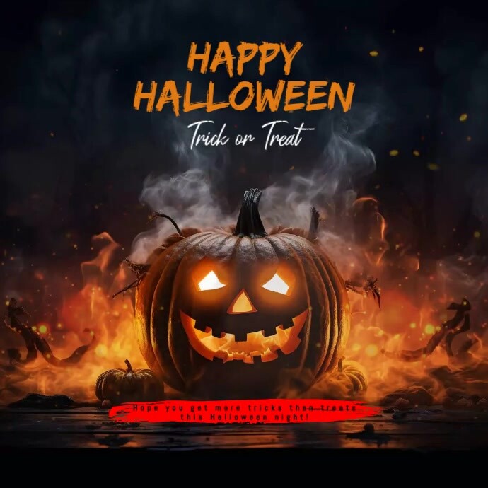 Happy Halloween Instagram Post Template | PosterMyWall