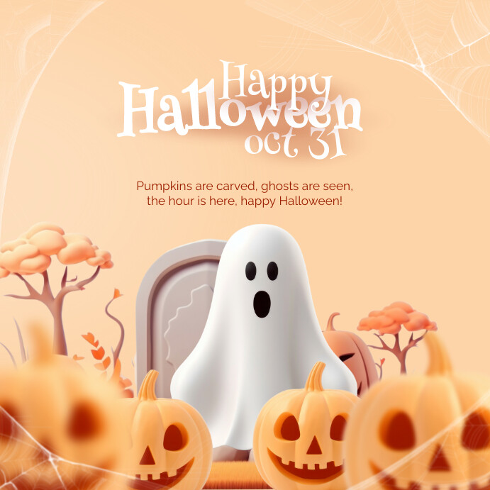 Happy Halloween Instagram Post Template | PosterMyWall