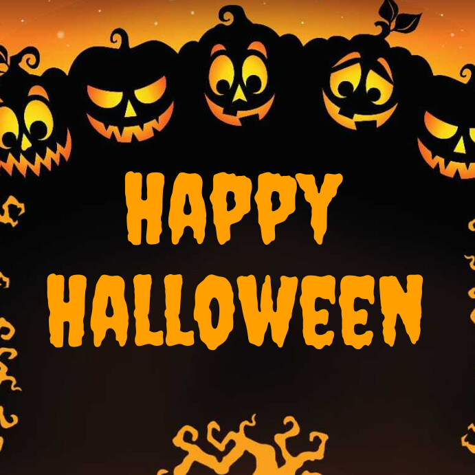 Happy Halloween Instagram post Template | PosterMyWall