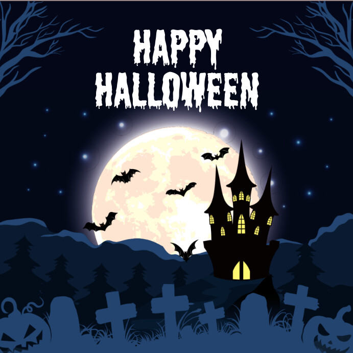 Happy Halloween Instagram Post Template | PosterMyWall