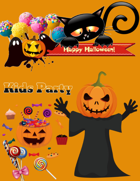 HAPPY HALLOWEEN KIDS Template | PosterMyWall