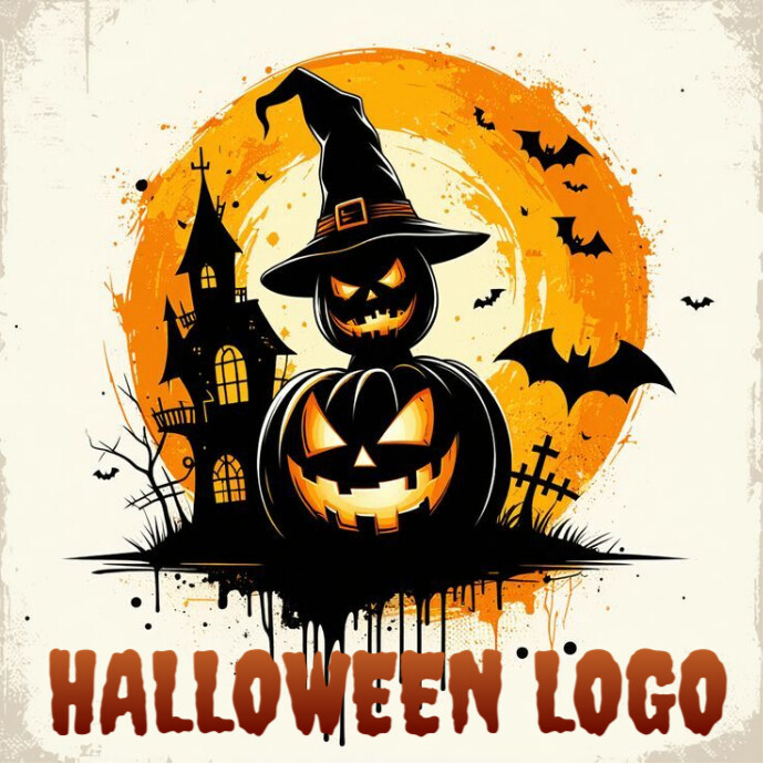 Happy Halloween Logo Template | PosterMyWall