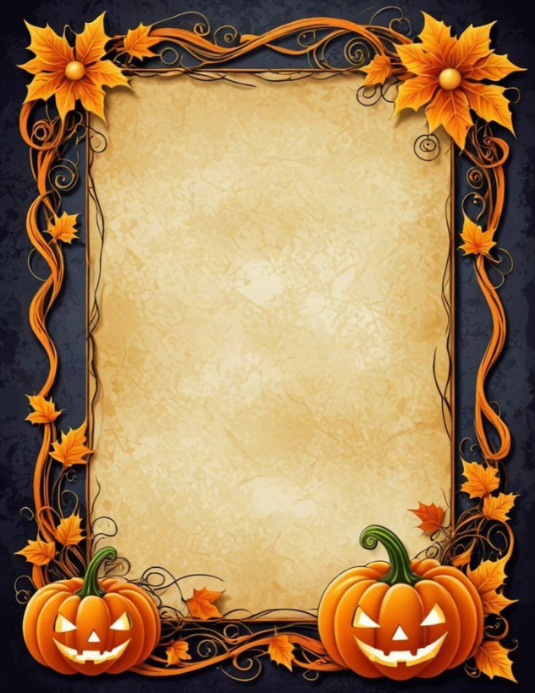Happy Halloween picture frame Template | PosterMyWall