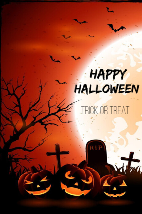 Happy Halloween poster 2025 Template | PosterMyWall