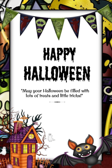 Happy HALLOWEEN Poster Design 2024 Template | PosterMyWall