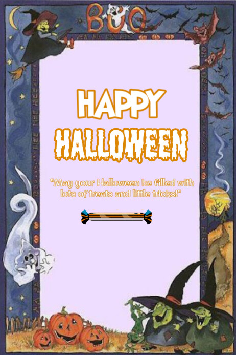 Happy Halloween Poster Design 2024 Template | PosterMyWall