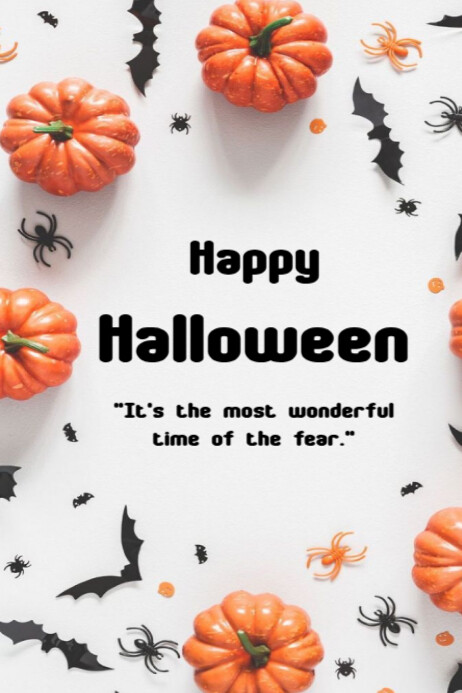Happy Halloween poster design template | PosterMyWall