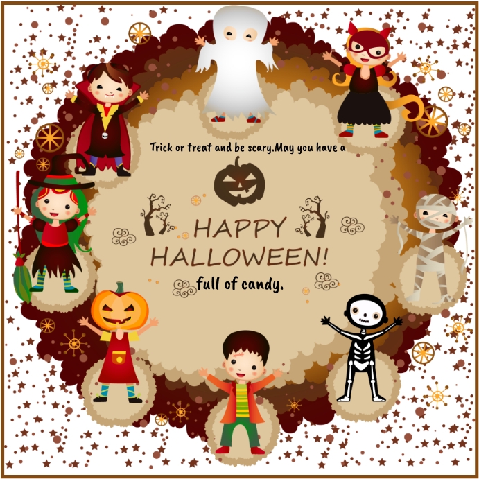 Copy of happy halloween poster | PosterMyWall