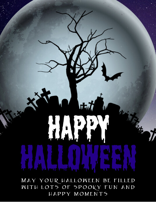 Copy of Happy Halloween Poster | PosterMyWall