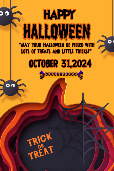 Happy halloween poster Template | PosterMyWall
