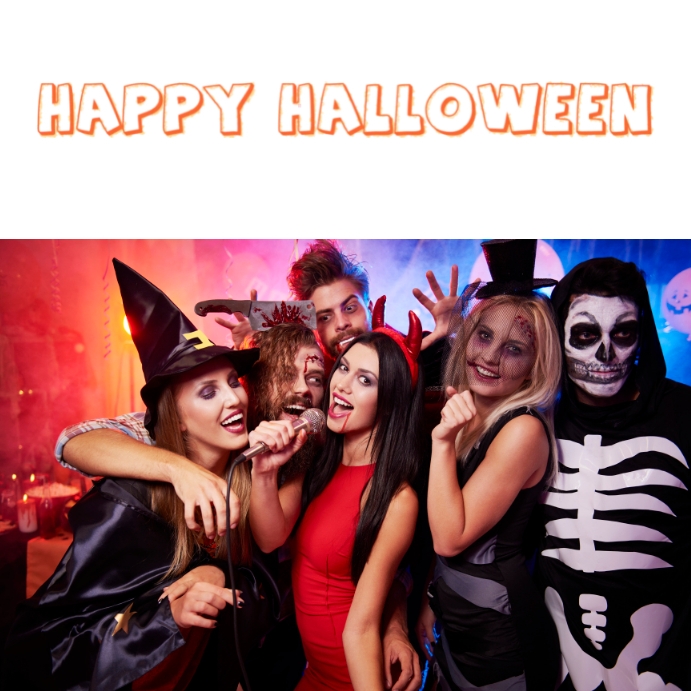 Copy of Happy Halloween poster design template | PosterMyWall
