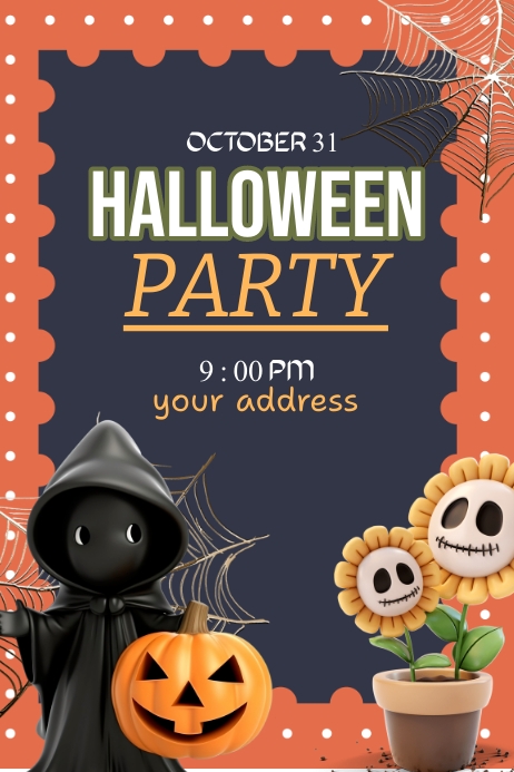 happy halloween poster Template | PosterMyWall